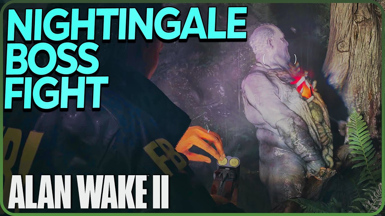 Nightingale First Boss Fight in Alan Wake 2 - YouTube