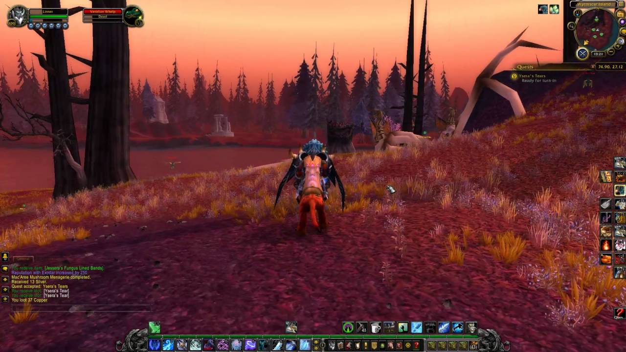 Ysera's Tears Quest ID 9649 Playthrough Bloodmyst Isle - YouTube