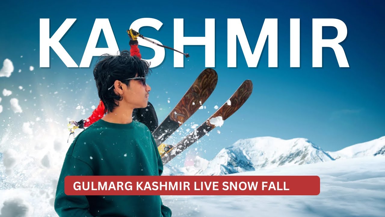 Gulmarg Kashmir live snow fall ️🥶|| In January 2025 || Gulmarg tour ...