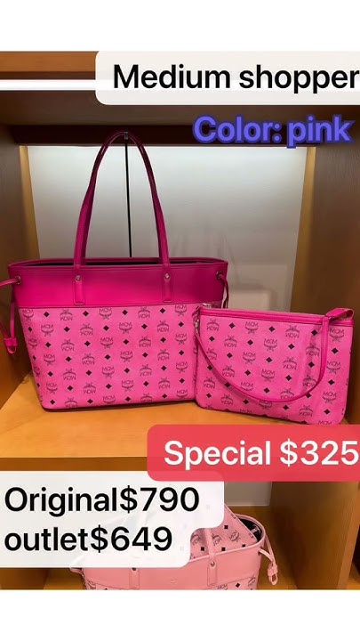 MCM Outlet handbags super discount. - YouTube