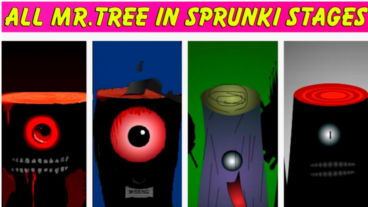 Incredibox Sprunki || Sprunki Mr. Tree Phase 1 to in Phase 15 SPRUNKI ...