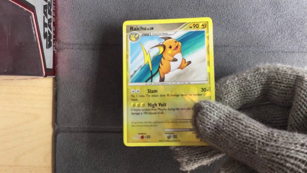 Raichu 3/17 Cracked Ice Reverse Holo - Pop Series 9 - YouTube