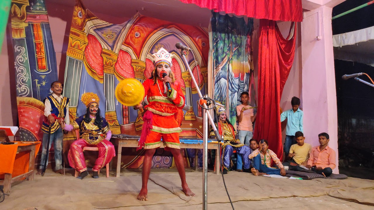 Rajepur rathori ramlila Angad rabad shambad 2019 - YouTube