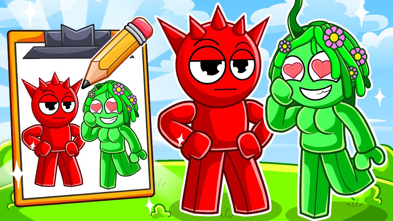 Raddy & Vineria SPRUNKI: The Ultimate Roblox Drawing Challenge! - YouTube