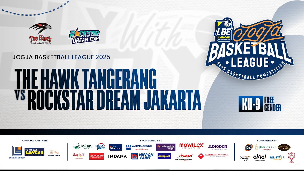 THE HAWK TANGERANG VS ROCKSTAR DREAMTEAM JAKARTA | KU-9 | JOGJA ...