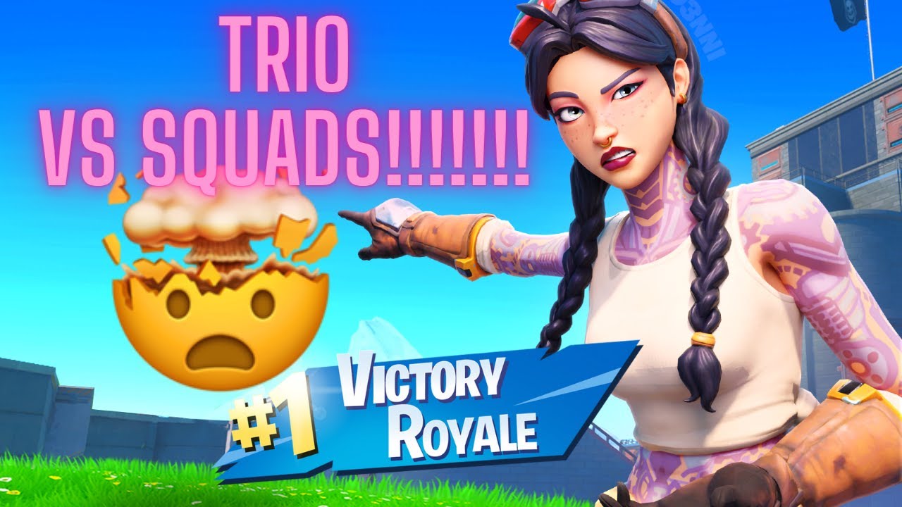 Fortnite trio vs squads (highkills) - YouTube