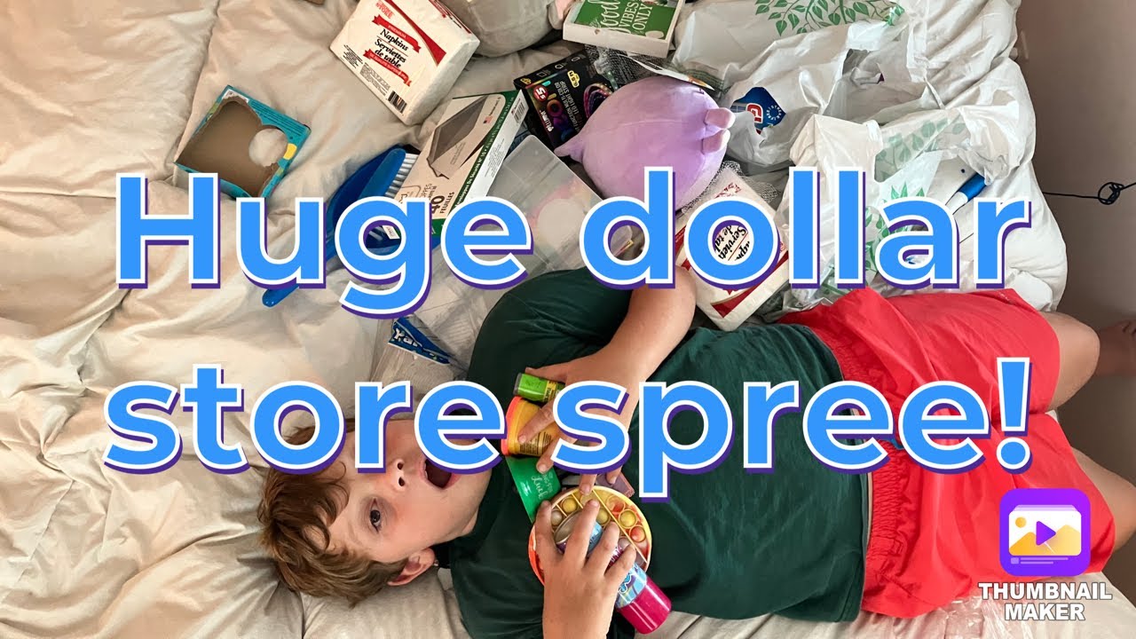 HUGE Dollar store shopping spree!! - YouTube