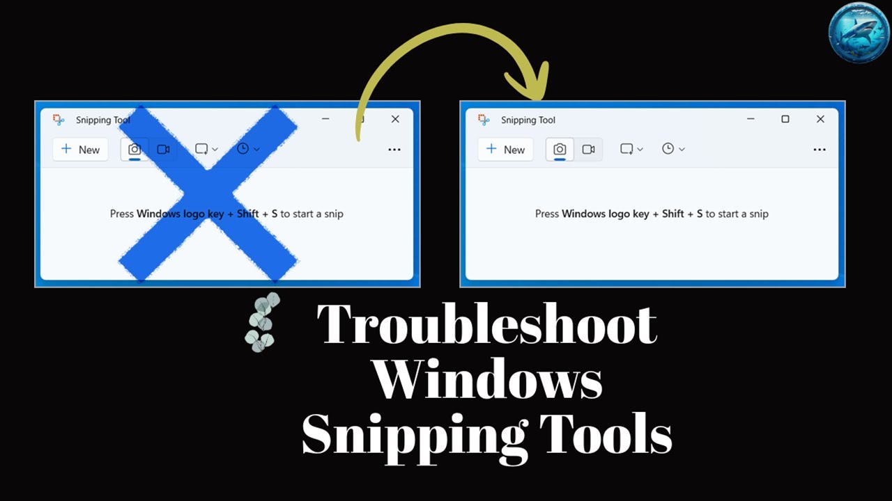 Fix Windows Snipping Tool Screenshot Issue | Troubleshoot Snip & Sketch ...