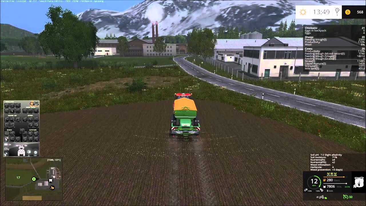 FS 15 Soil Management (Mod) Focused Gameplay Day 2-Part 1 - YouTube