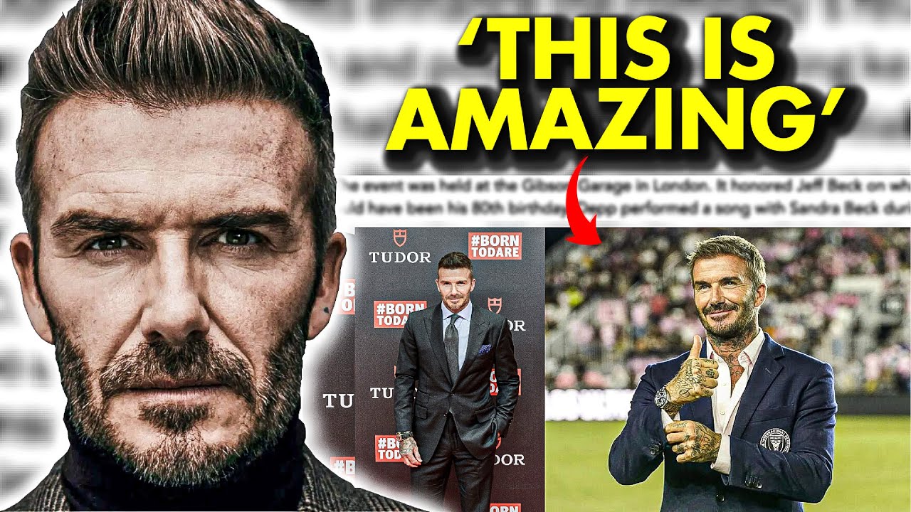 This Is What David Beckham Revealed - YouTube