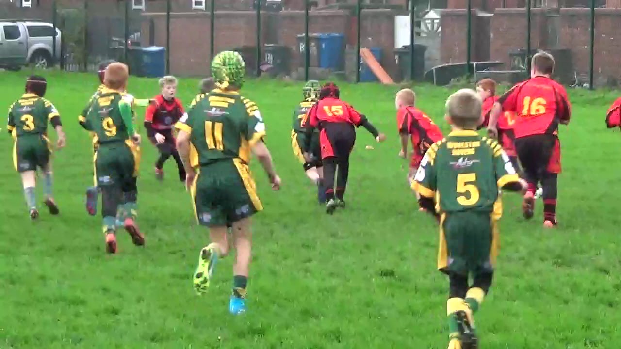 Woolston Rovers U9 Greens V Ince Rose Bridge second quarter - YouTube