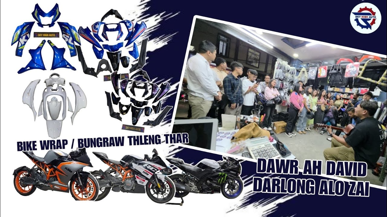 Wholesale in kan pe thei / Bike Wrap / Rawng kah/ David Darlong a zai 🔥 ...