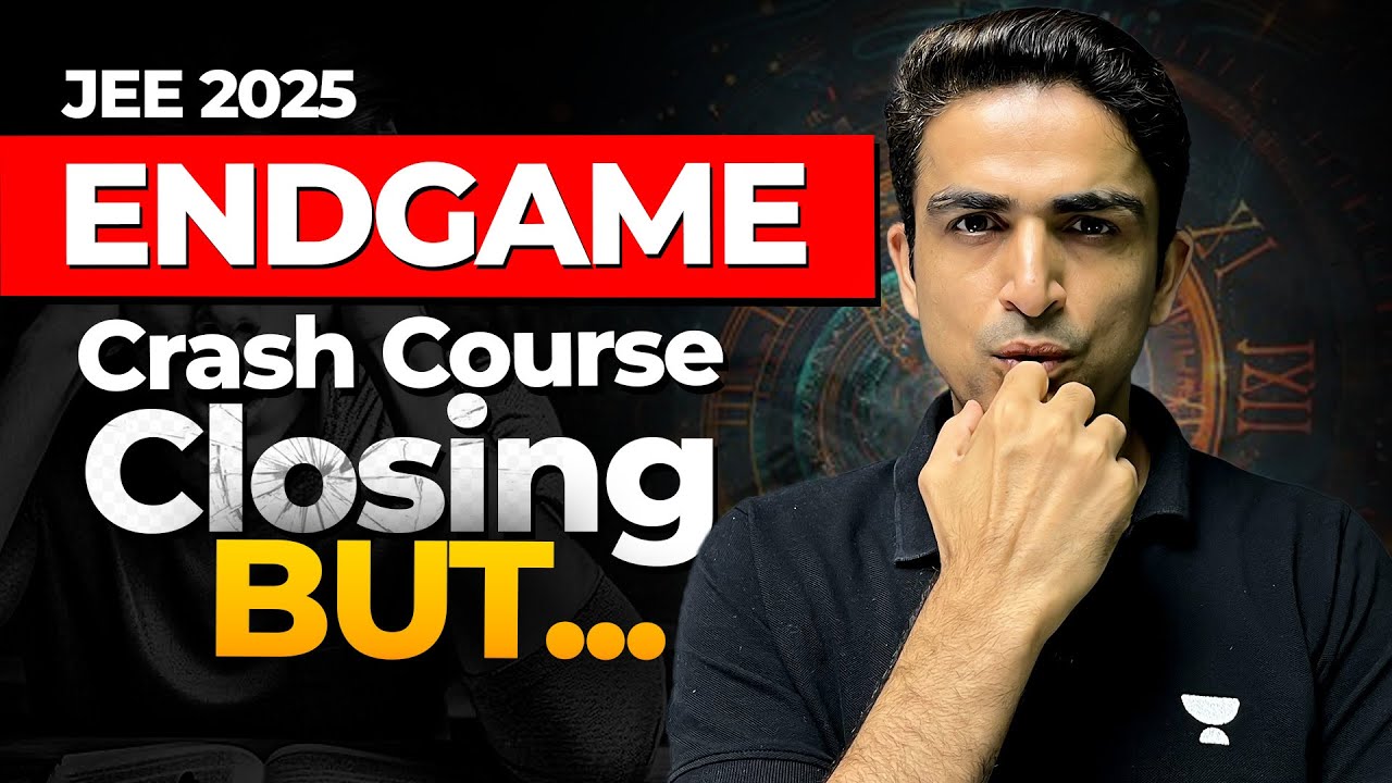 Single Subject Crash Course for JEE Main and Advanced 2025 🔥🔥 - YouTube