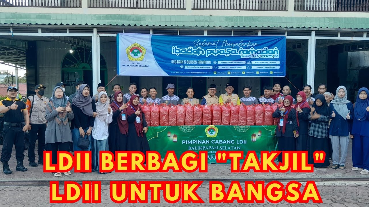 PPG - LDII BERBAGI TAKJIL RAMADHAN 1446H - YouTube