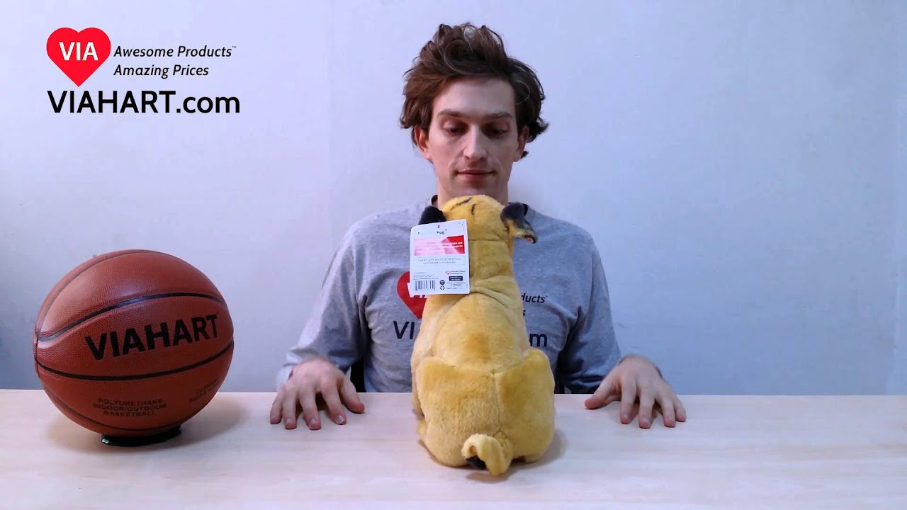 VIAHART 18 Inch Dog Stuffed Animal Plush | Puck the Pug | Video Review ...