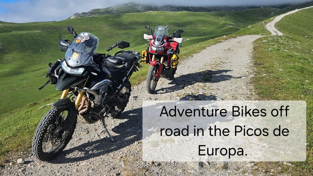 Riding into the clouds, Big Adventure Bikes off road in the Picos de ...
