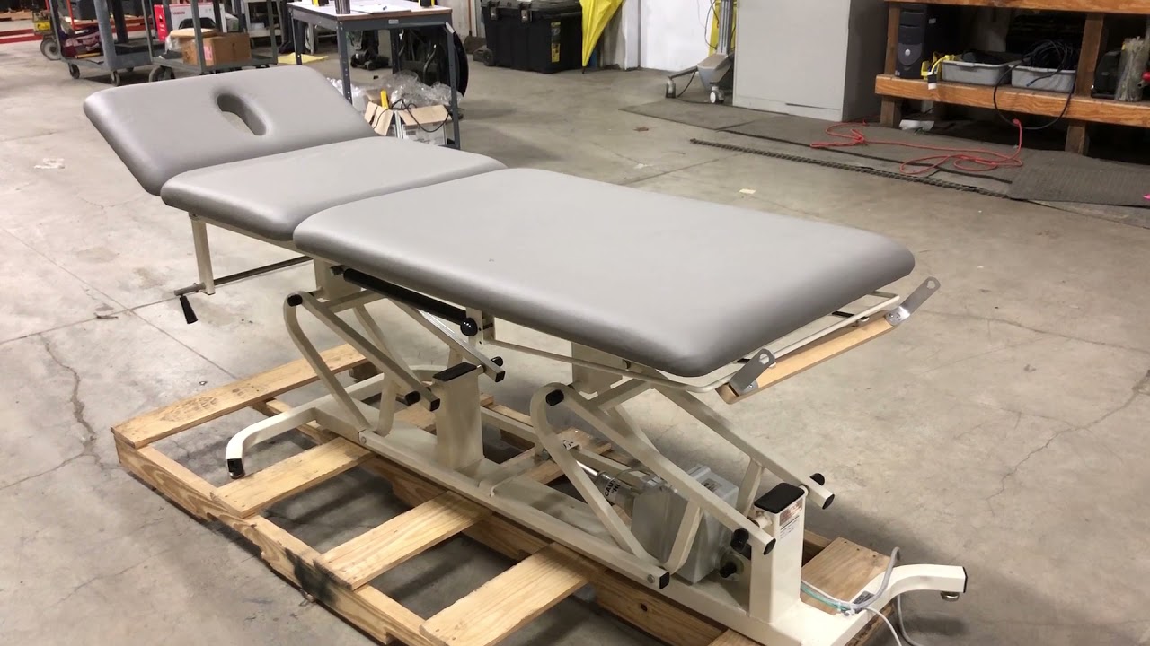 GovDeals: Hausmann Electric Exam Table (ID#20939) (D6-1LR) ( - YouTube