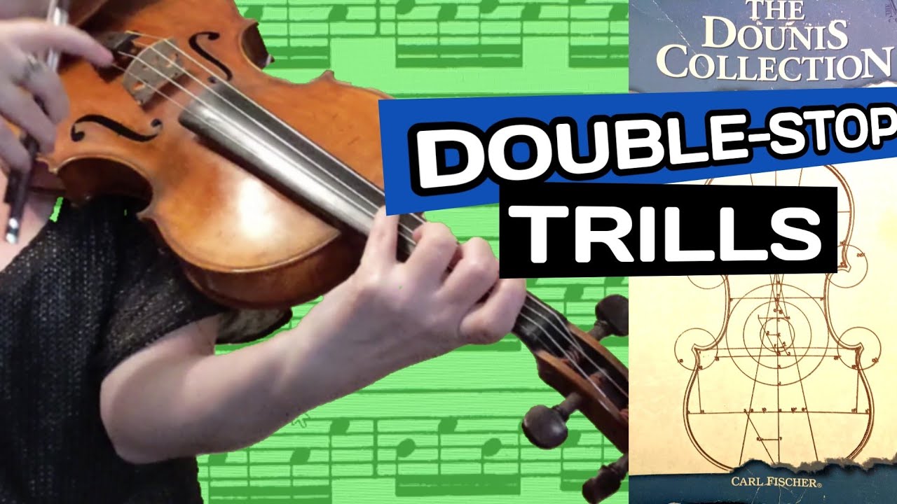 Trills in Double-Stops | Dounis - YouTube