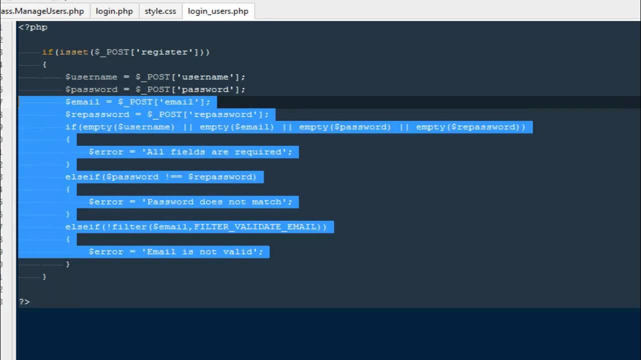 Advanced Php Programming Part 2 - YouTube