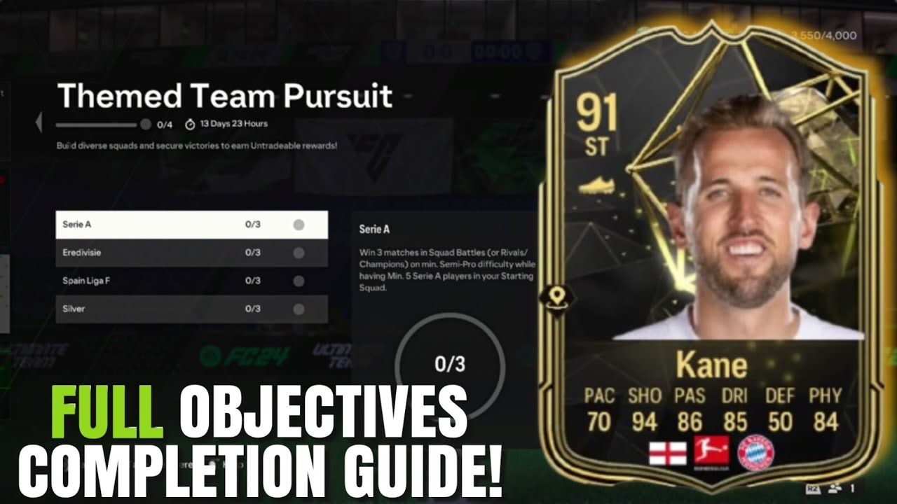 How To Complete THEMED TEAM PURSUIT Objectives | FC 24 Ultimate Team ...