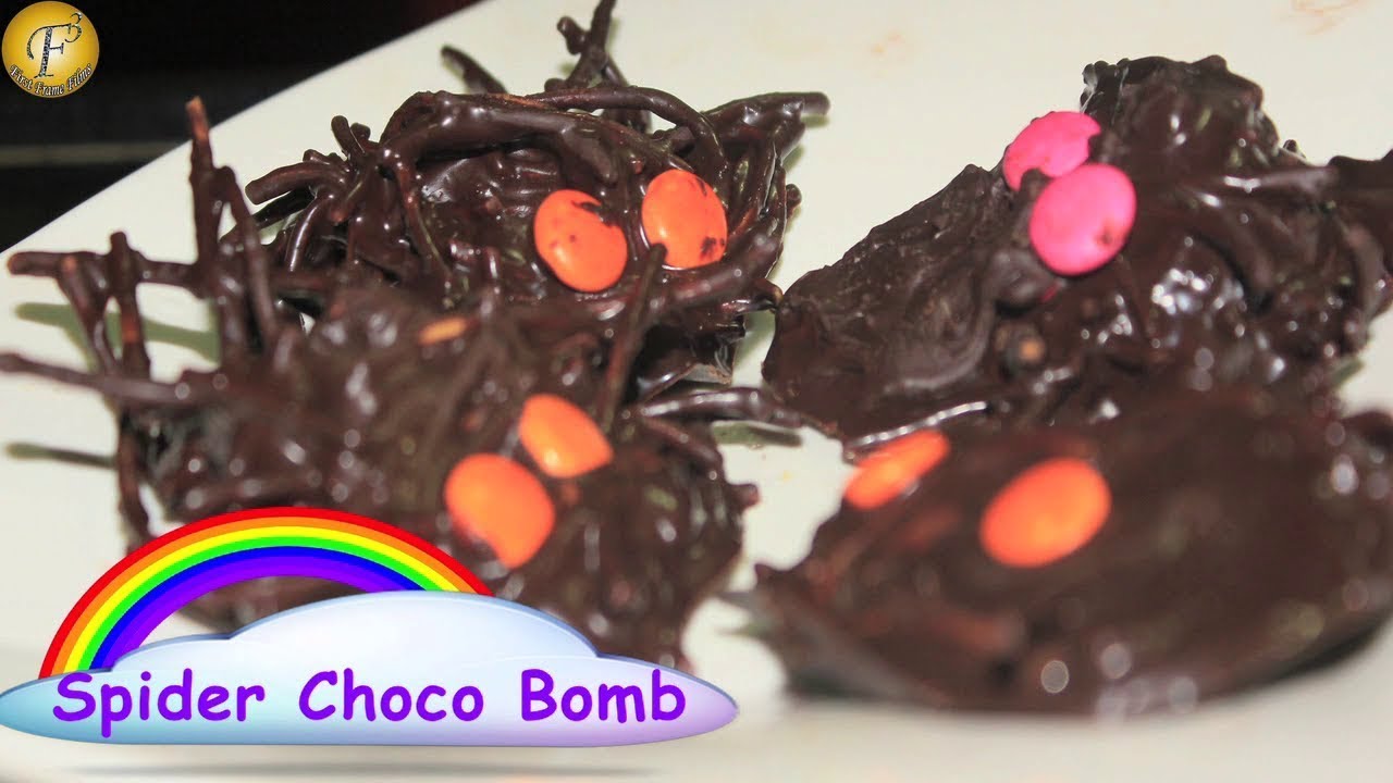 SPIDER CHOCO BOMB by Junior Chef Vaani Sehgal - YouTube