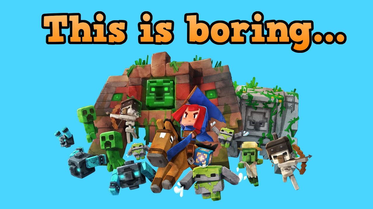 We Tried To Make Minecraft Legends Fun... - YouTube
