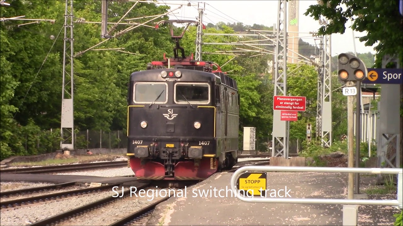 SJ Regional in Halden! | Swedish Train | SJ Rc6 - YouTube