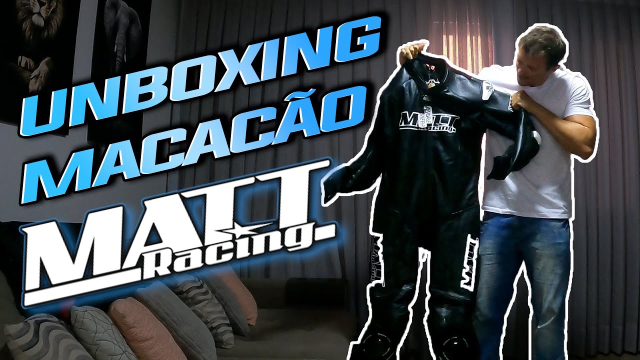 UNBOXING DO MACACÃO IMPORTADO DA MATT RACING - YouTube