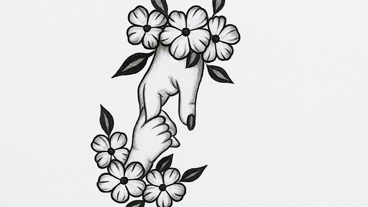 Blooming Bond_ A Touch Of Love| Drawing Tutorial - YouTube