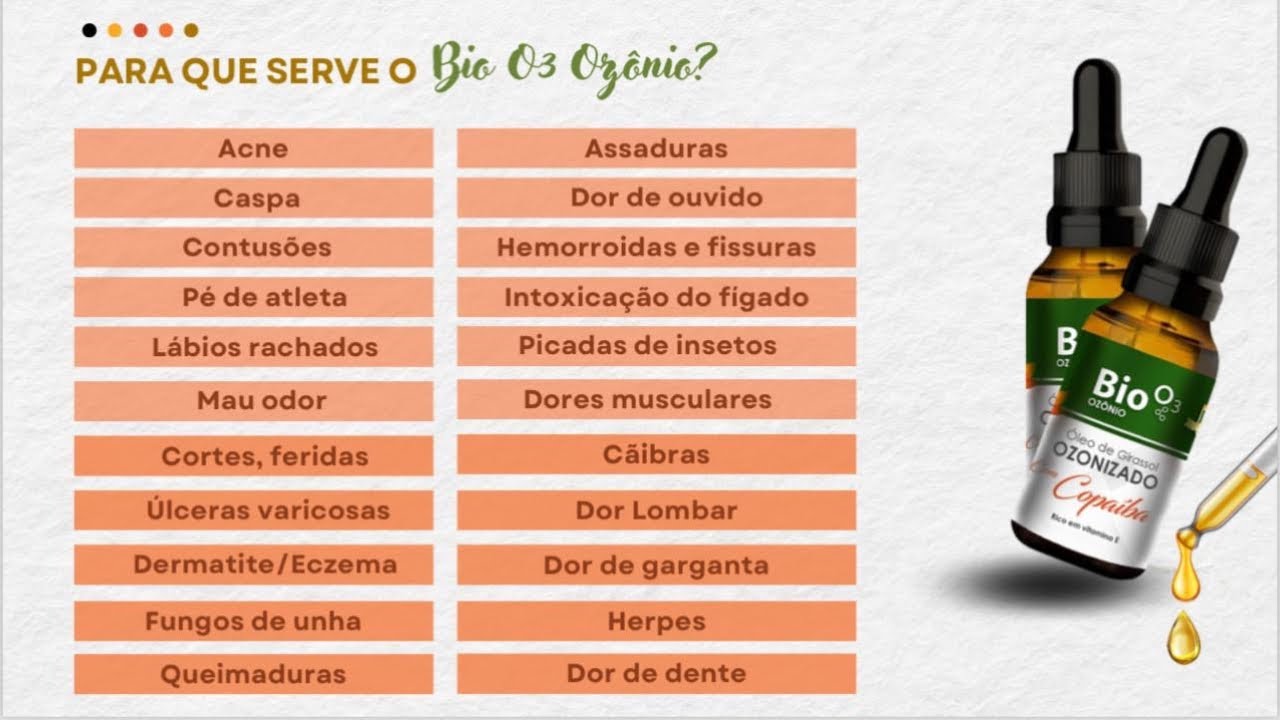 Benefícios do Bio O3 Ozônio - YouTube