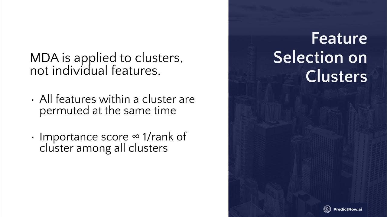 Cluster-Based Feature Selection Overview | Cluster-Based Feature Selection Course - YouTube