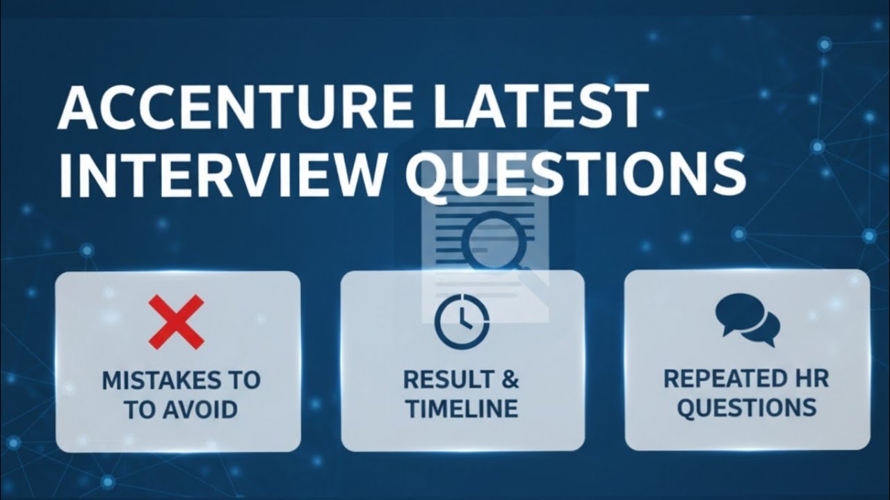 Accenture Interview Experience 2025-2026 | HR Round Questions ...