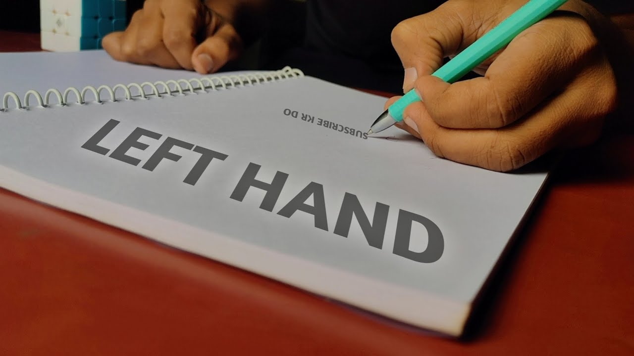 Learning to Write with my non-dominant hand (15 DAYS TIME LAPSE) - YouTube