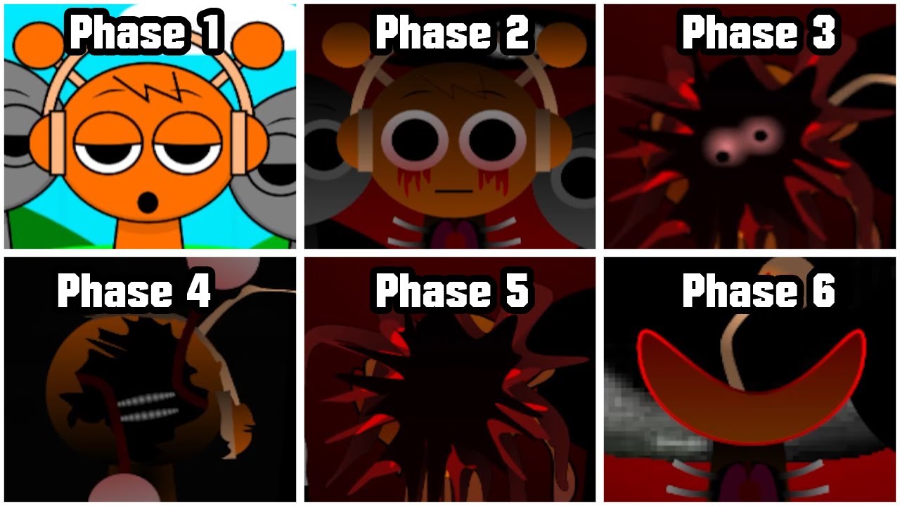 Incredibox Sprunki ALL PHASES VS | Sprunki Phase Oren 1 to 6 Mods - YouTube