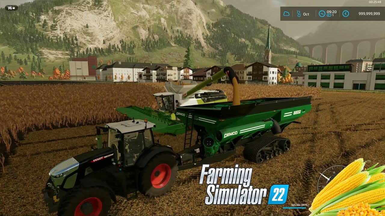 DEMCO 2200 GRAIN CART - fs22 - gane zone - YouTube