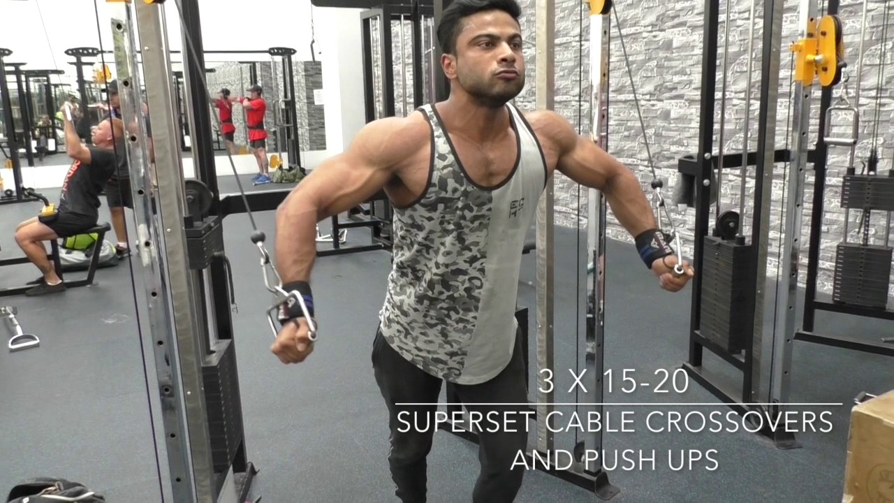 Chest and Triceps Workout/Five Weeks to the Arnold Classic Australia ...