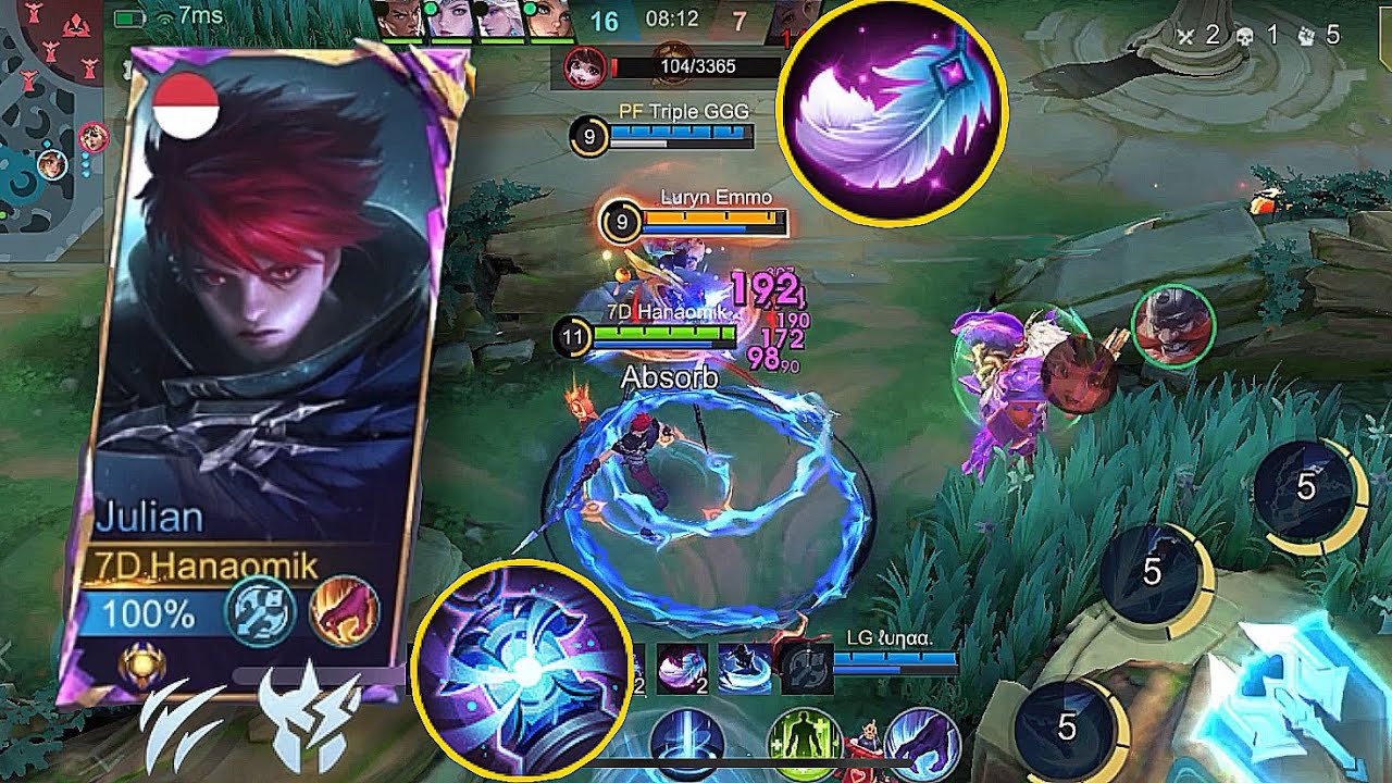 One Shot Combo Julian With this most insane Build | Mobile legends ...