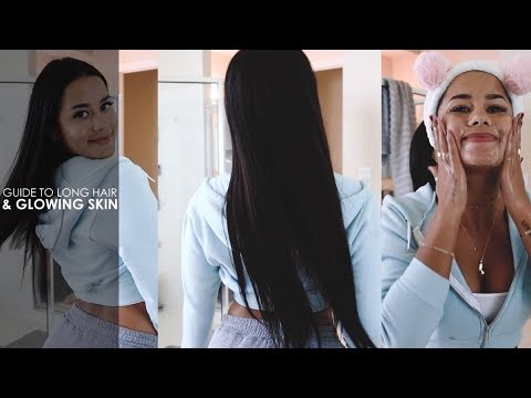 GUIDE TO LONG HAIR & GLOWING SKIN | Favorite Products | Katya Elise Henry