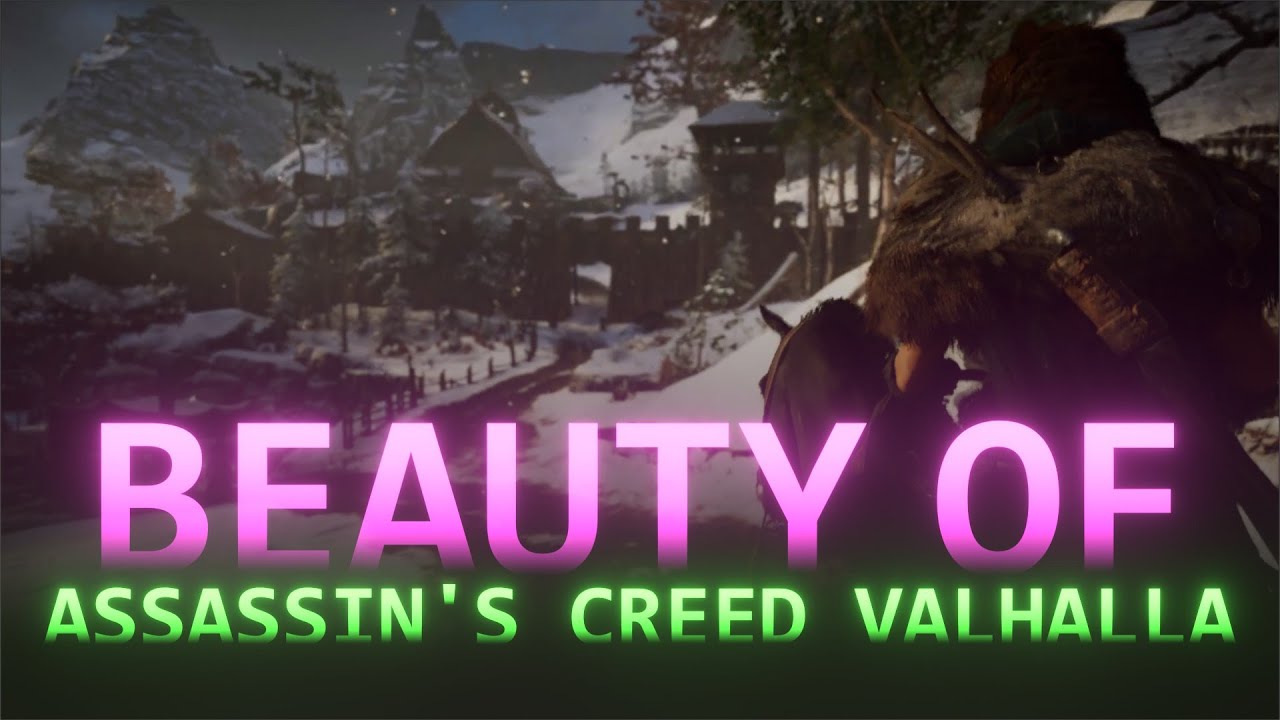 Assassin's Creed Valhalla Horse Riding #1| Free Roam| Beautiful ...