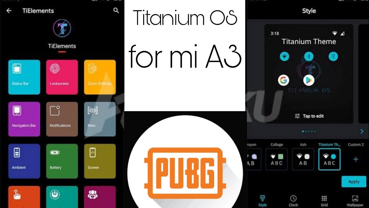 TITANIUM OS FOR MI A3, pubg, batterybackup ? - YouTube