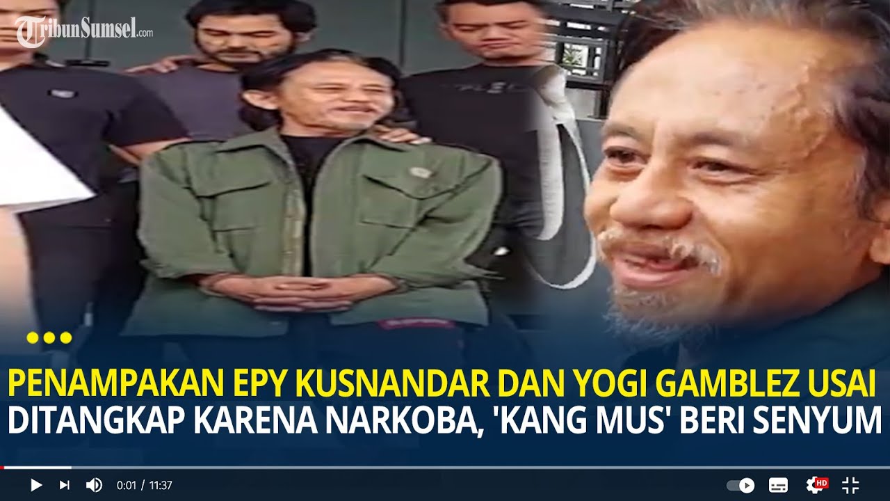 Penampakan Epy Kusnandar dan Yogi Gamblez Usai Ditangkap Karena Narkoba ...