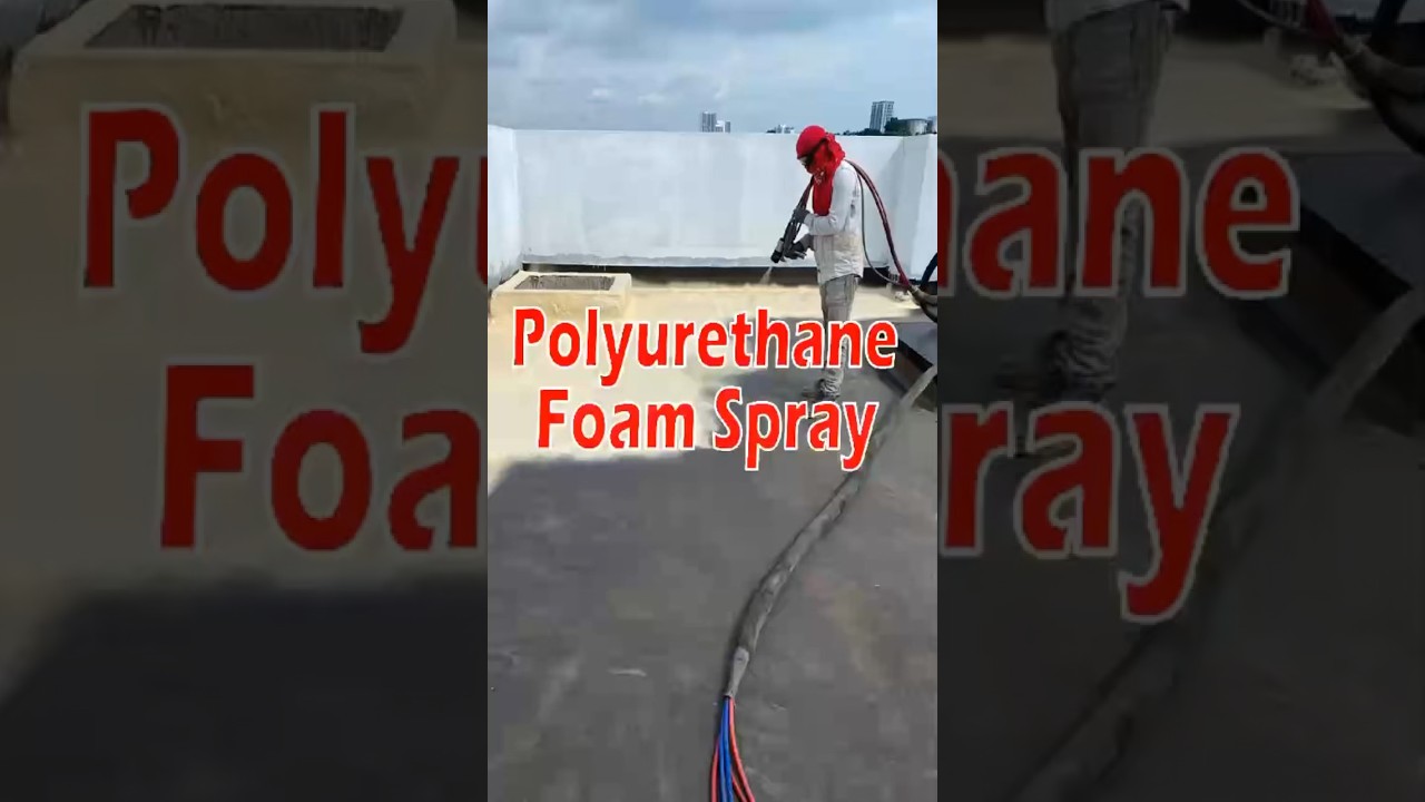 Polyurethane form spray # #grplining #waterproofing #epoxyflooring # ...