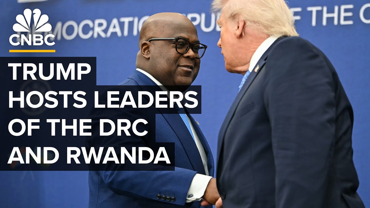 Trump hosts Congo and Rwanda leaders for signing ceremony in Washington ...