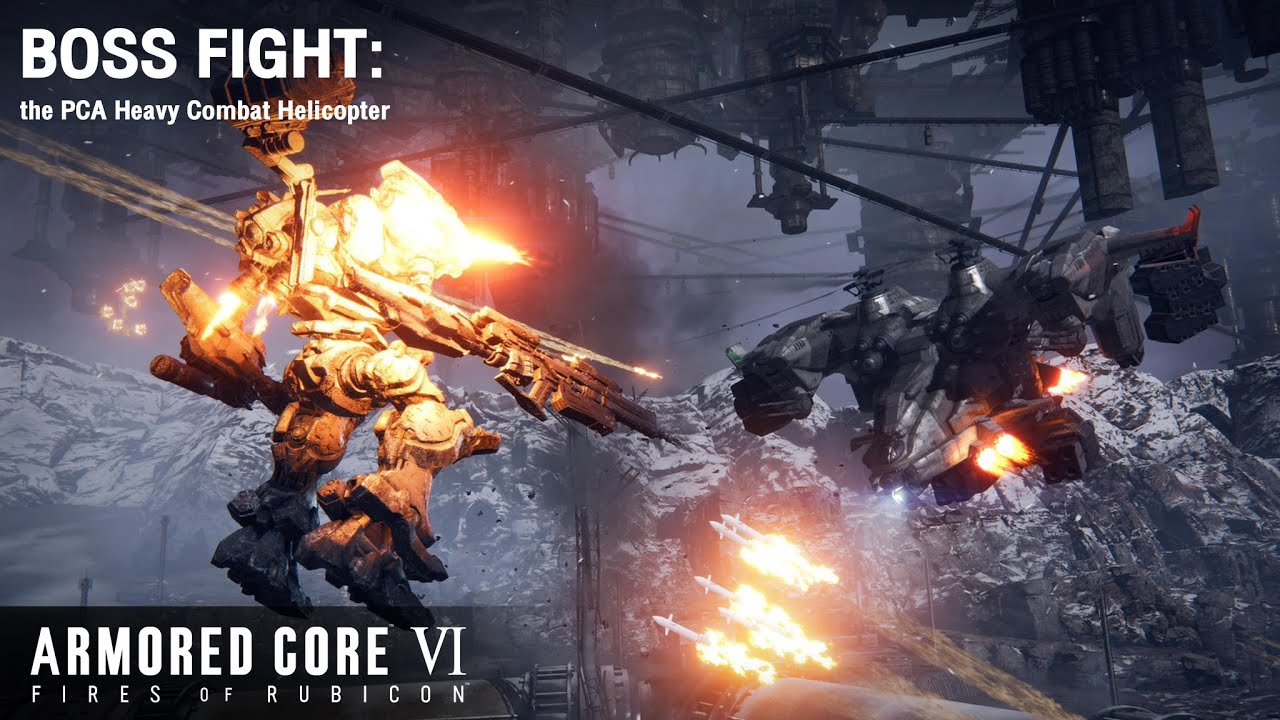 Armored Core VI: Fires of Rubicon | the PCA Heavy Combat Helicopter ...