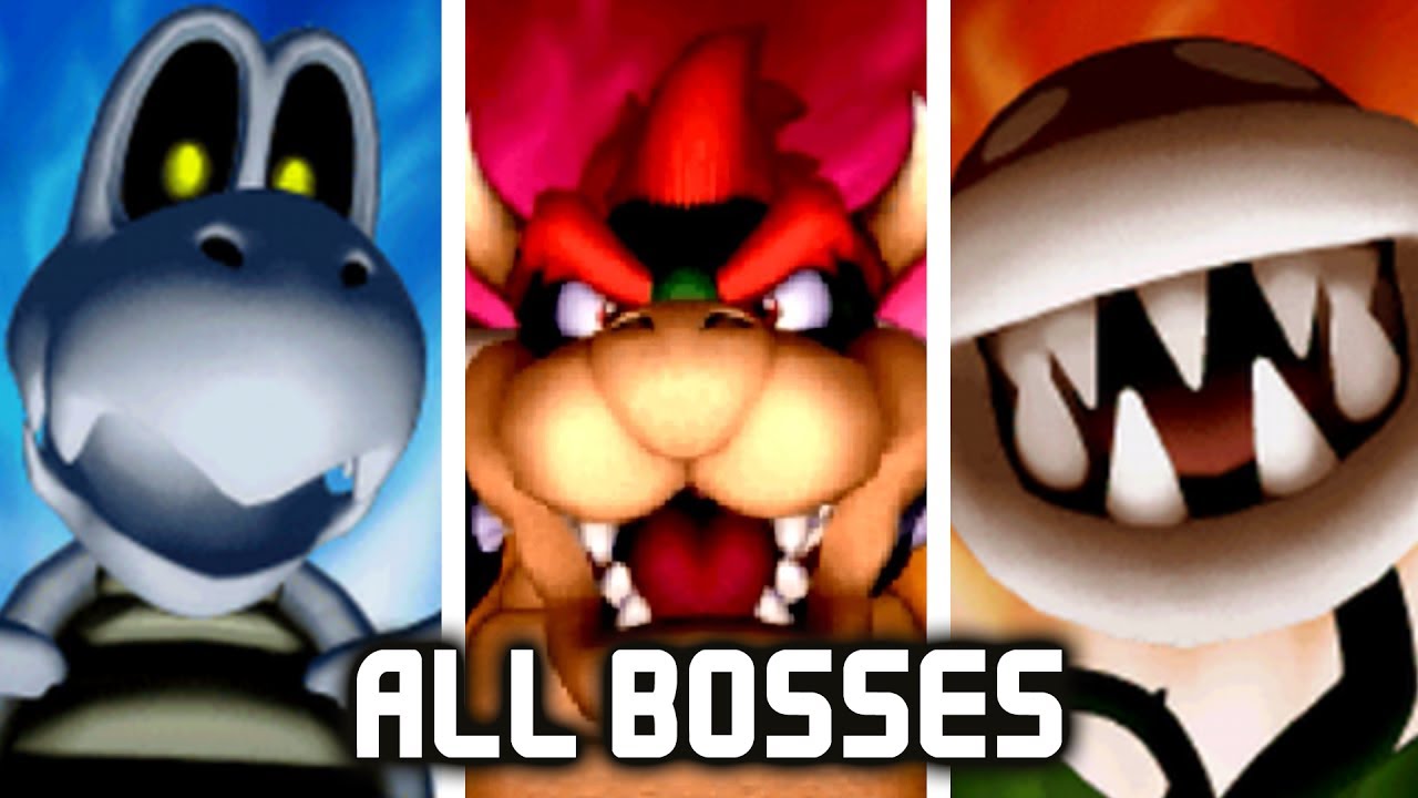 Mario Party DS - All Bosses (All Bosses Minigames) - YouTube