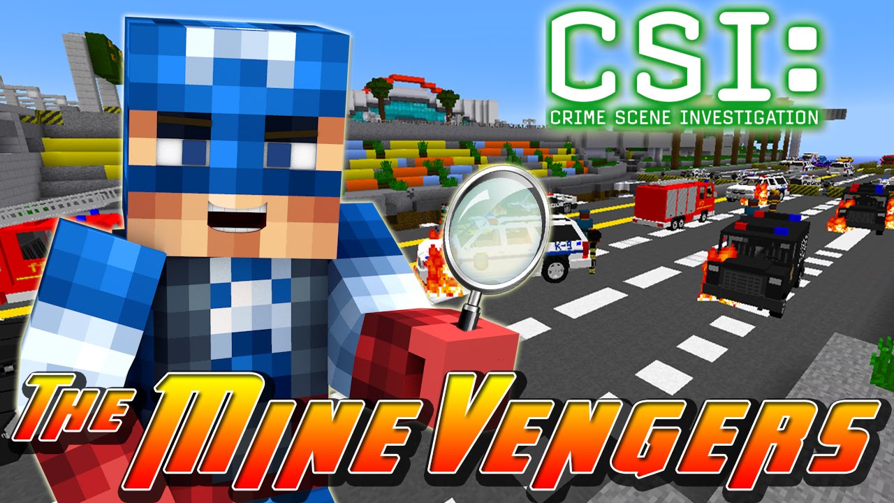 Minecraft MineVengers - CRIME SCENE INVESTIGATION!! - YouTube