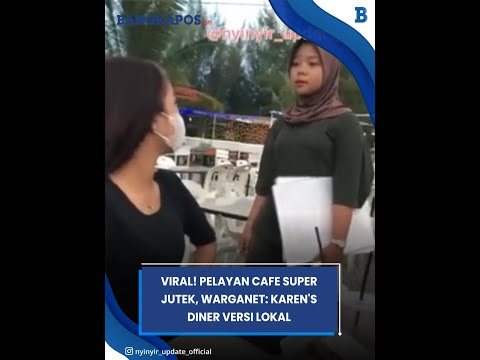 Viral! Pelayan Cafe Super Jutek, Warganet: Karen's Diner Versi Lokal