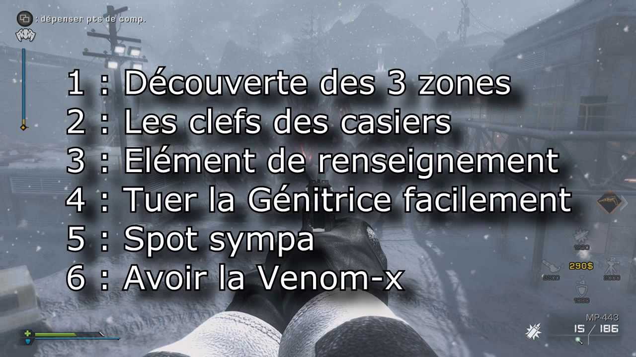 [TUTO] COD Ghosts "NIGHTFALL" Extinction: Venom-X, Tué la génitrice ...