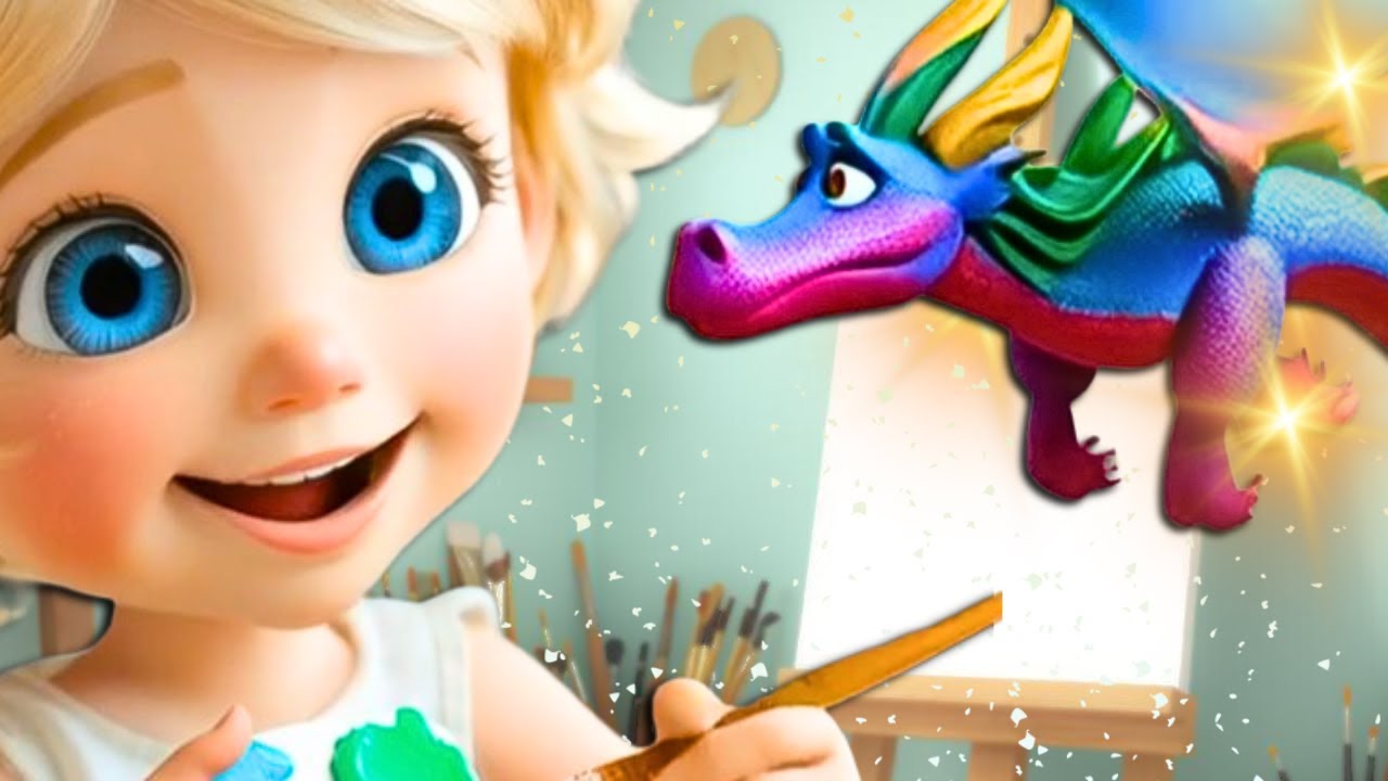 🐉💚 Sofija ir Stebuklingas Teptukas: Drakonas Atgyja! #Stebuklai #Drakonas #animacija - YouTube