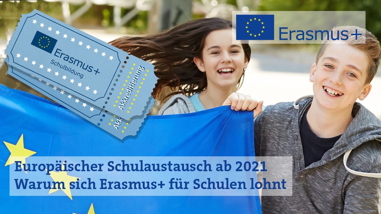 EU-Programm Erasmus+ für Schulen ab 2021 - YouTube